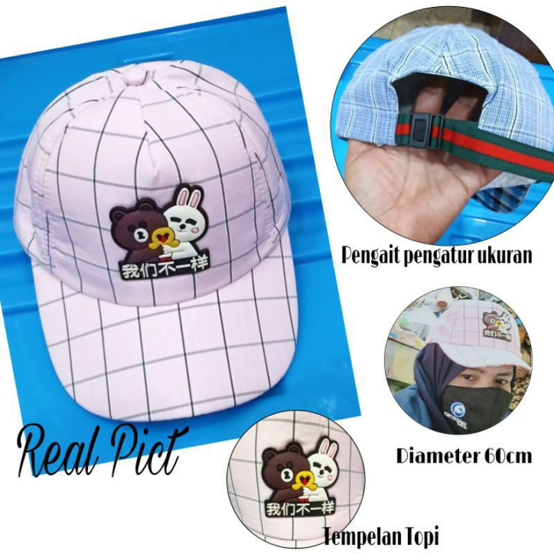 Jual Topi anak lucu topi anak usia 7 - 12 THN fashion anak Topi pad ...