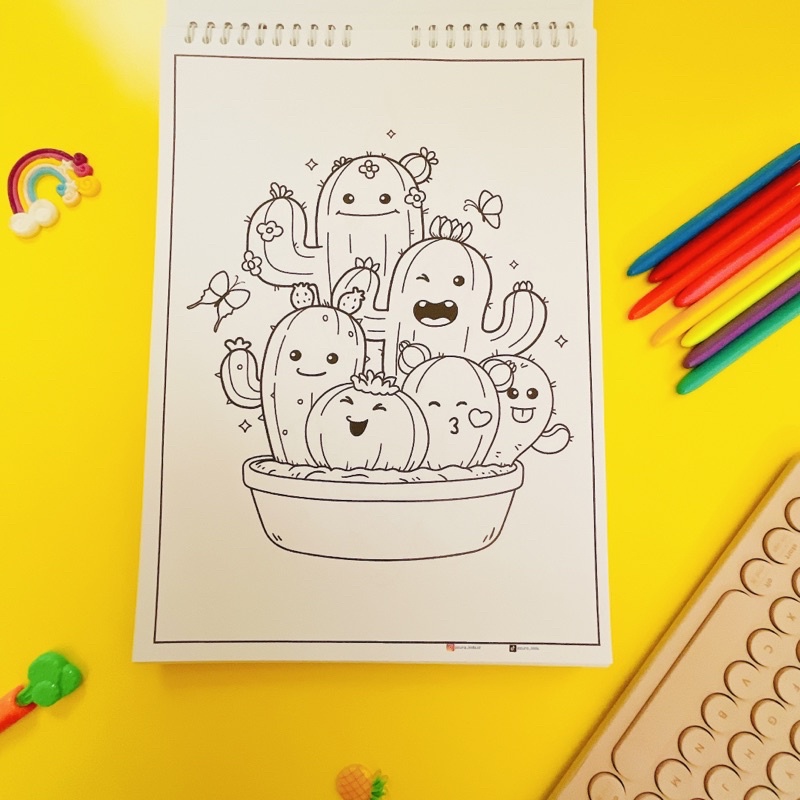 Jual Coloring Book For Adult Edition Doodle Art Buku Mewarnai ...