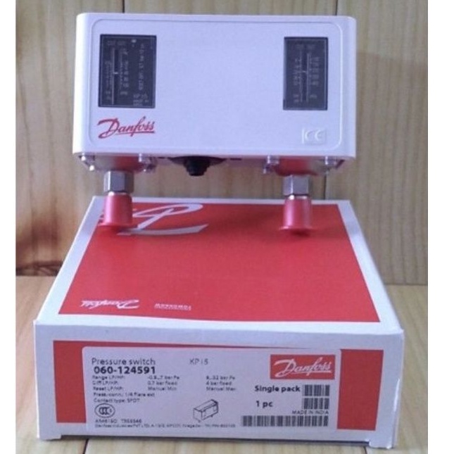 Jual Pressure switch danfoss kp15 riset manual - manual ( kode 060-124591 ) | Shopee Indonesia