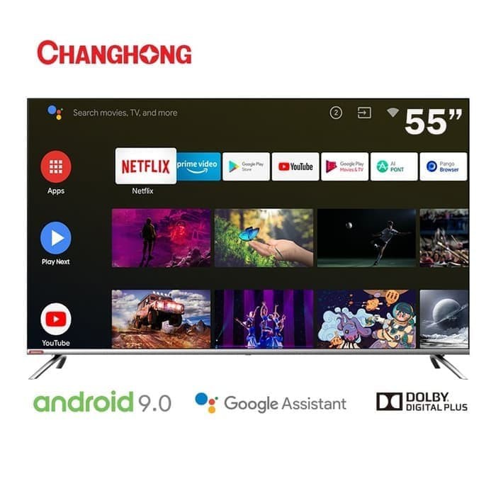 Jual Changhong U55H7 LED TV Android TV 55 Inch - UHD TV | Shopee Indonesia