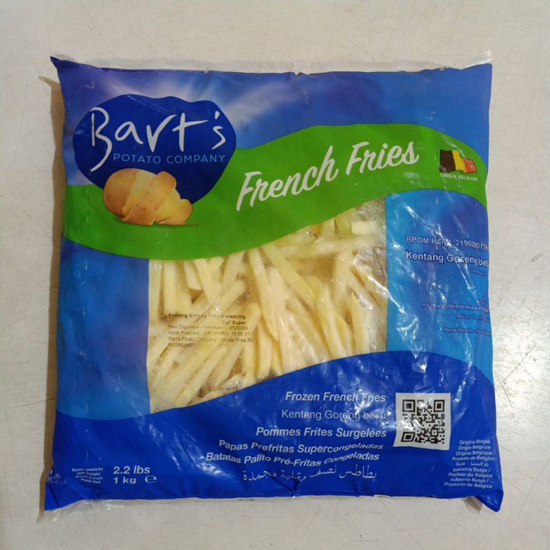 Jual Bart's French fries soestring 1kg | Shopee Indonesia