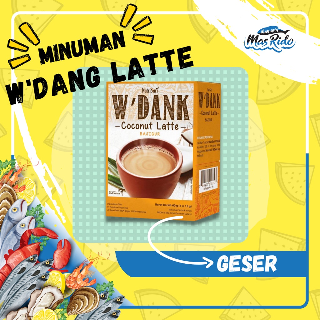 Jual Wedang Bajigur Coconut Latte Nutrisari Minuman Wedang Instan Siap ...