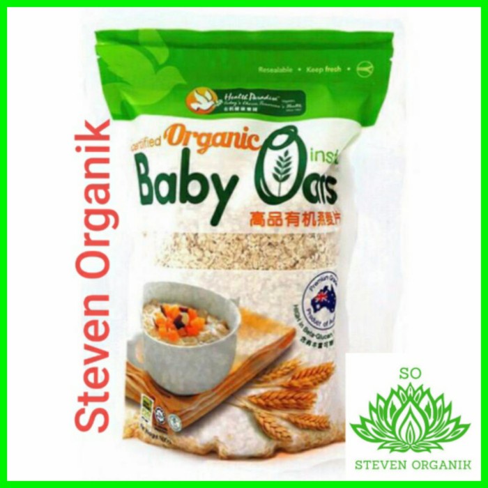 Jual Health Paradise Organic Instant Baby Oats 500 Gr ( 1 Dus = 30 Pcs ...
