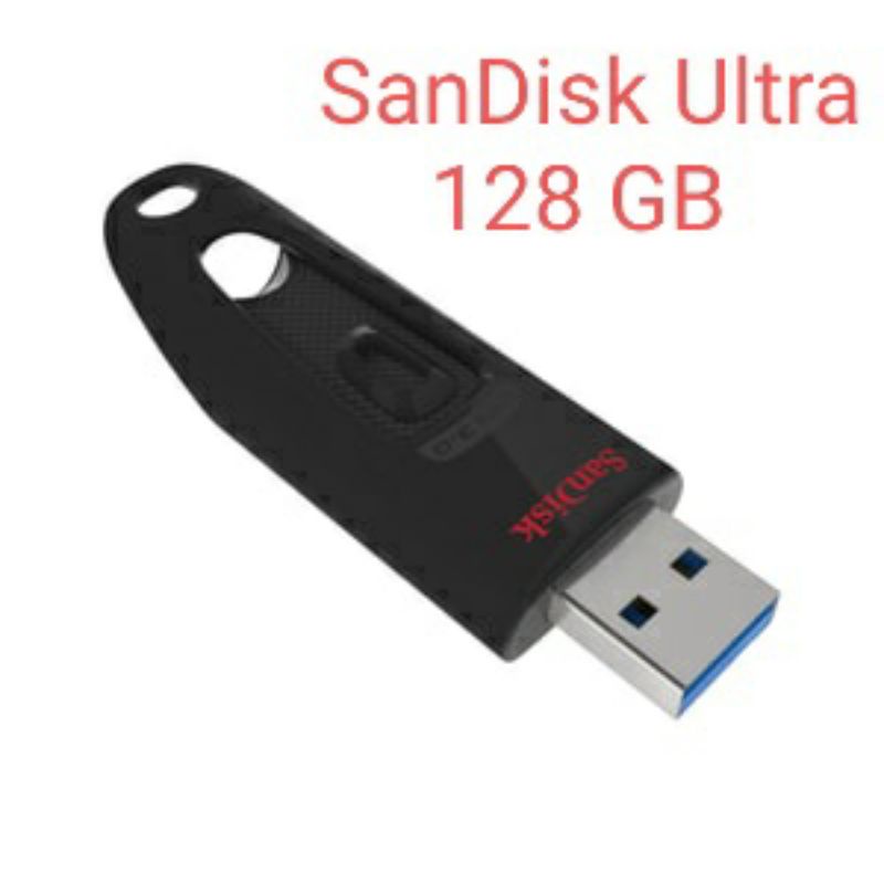 Jual Flashdisk sanDisk Ultra 128GB 100MBPs ORIGINAL GARANSI RESMI 5 ...