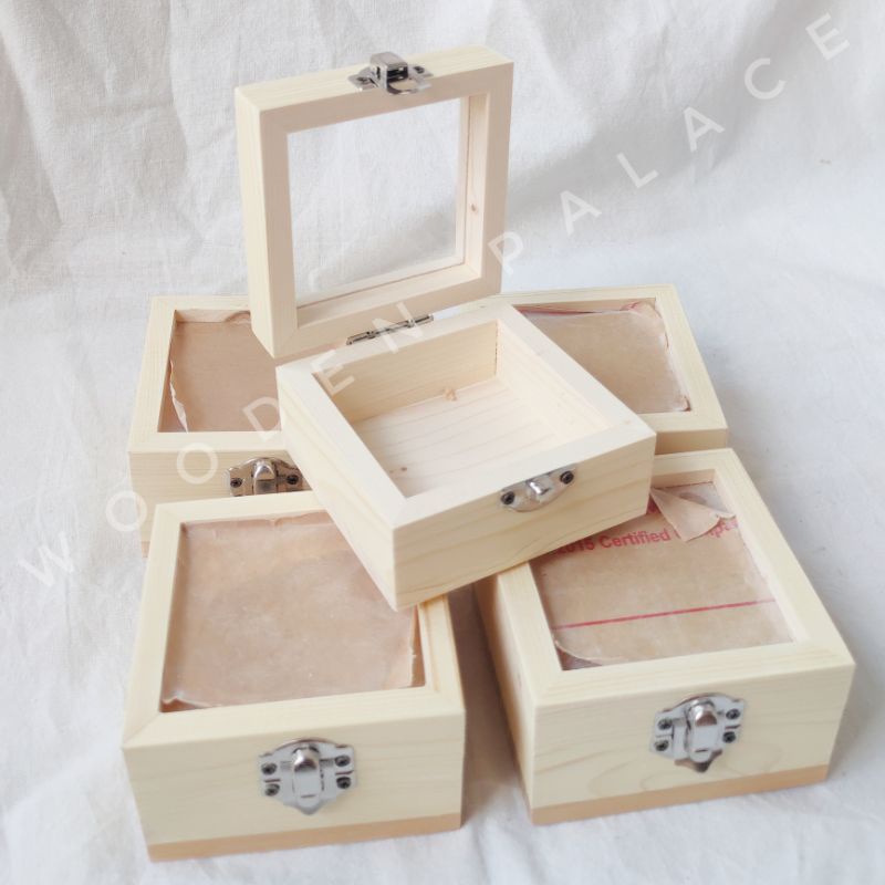 Jual BOX KAYU AKRILIK RING BOX KAYU RING BOX AKRILIK | Shopee Indonesia