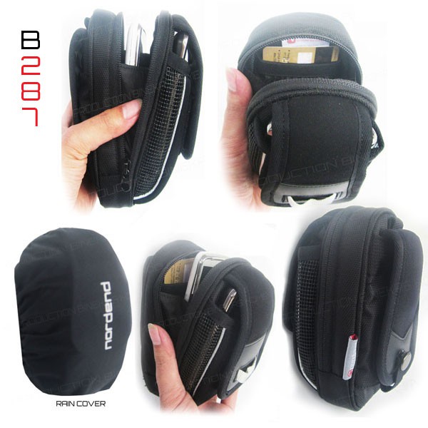 Jual Tas Handphone Double 4-4,5" Hitam Untuk Pria Nordend B287(tas hape ...