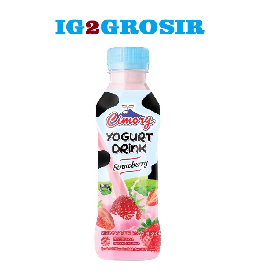 Jual Cimory Strawberry Botol 240ml | Shopee Indonesia