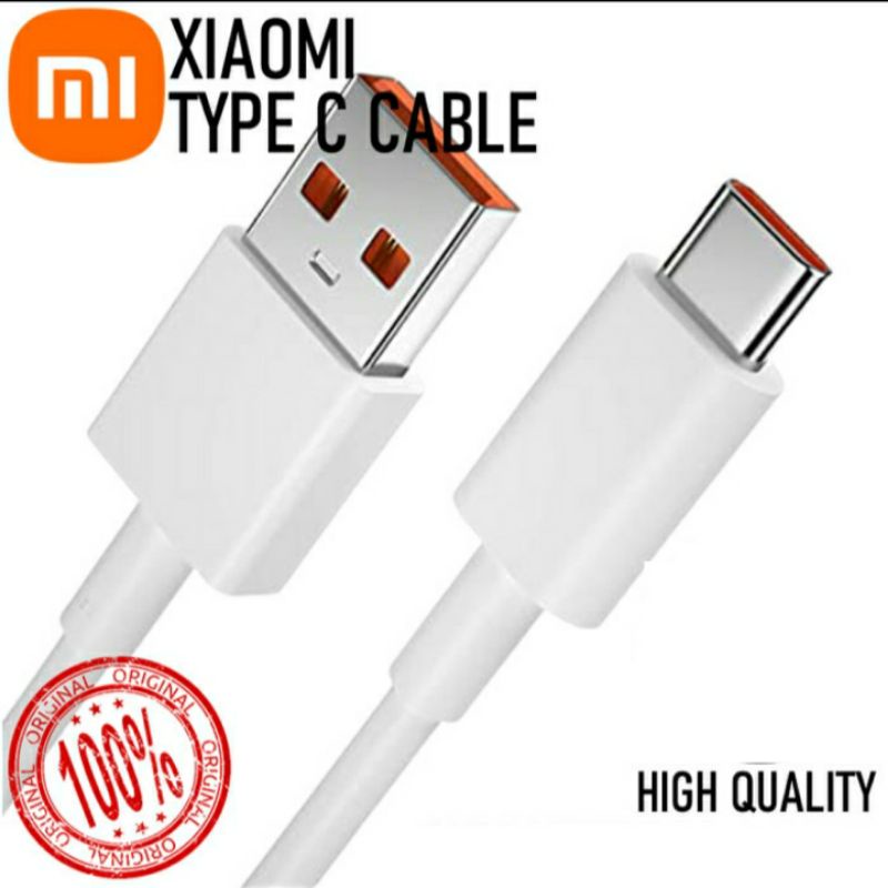 Jual Kabel data charger xiaomi Type C original fast charging Turbo ...