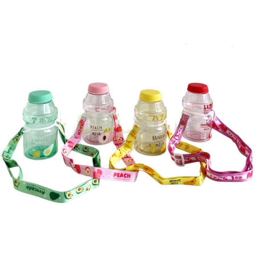 Jual Botol Minum Dilengkapi Tali/Botol Yakult Fruity 480ML | Shopee Indonesia