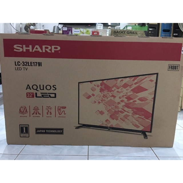 Jual Televisi TV LED 32 Inch Sharp Aquos LC-32LE179i HDMI | Shopee ...