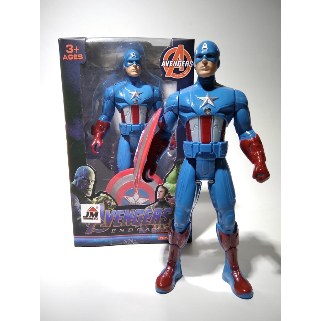 Jual Mainan Anak MARVEL ACTION FIGURE End Game Avenger 4 - CAPT AMERICA ...