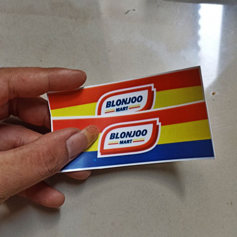 Jual Stiker Merk/Stiker Brand/Stiker Plesetan Logo/Stiker Alfamart ...