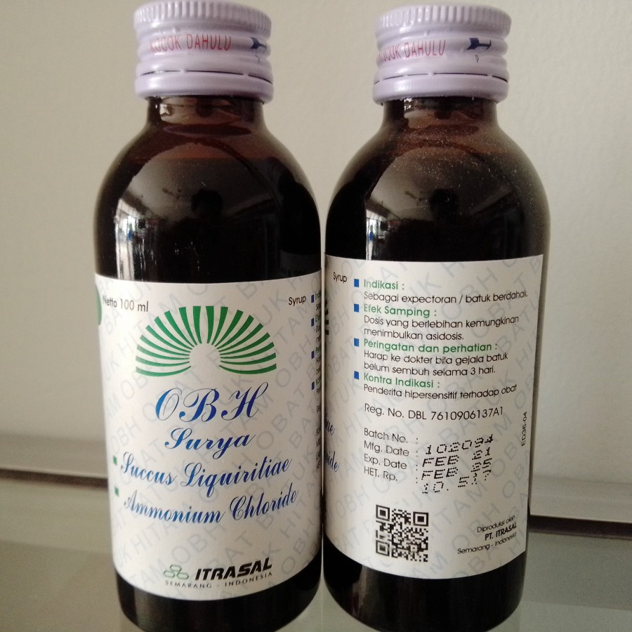Jual OBH SURYA ITRASAL 100 ML | Shopee Indonesia
