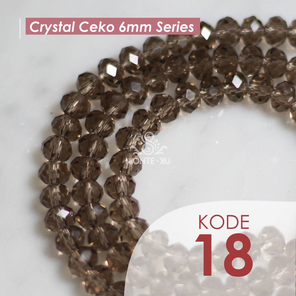 Jual Mote Manik Kristal Ceko Bakpau 6mm Sedang Monte Payet Beads Kristal Cina Rentengan Murah ...