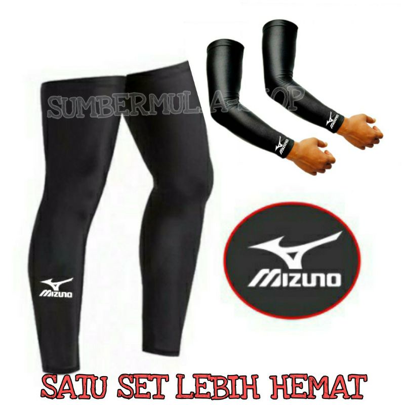 Jual MANSET KAKI DAN TANGAN MIZUNO DEWASA | Shopee Indonesia