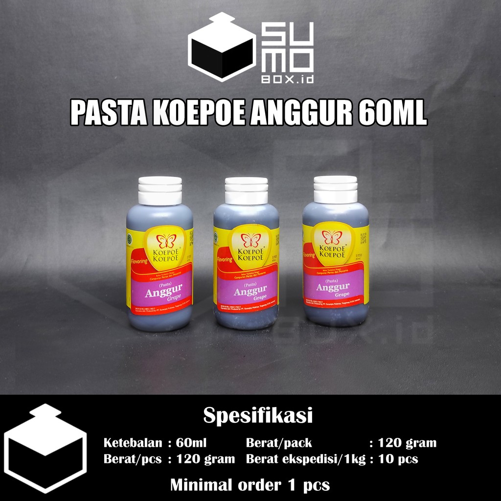 Jual Perisa pasta koepoe 60ml / Perasa Makanan / Penguat Aroma Makanan ...
