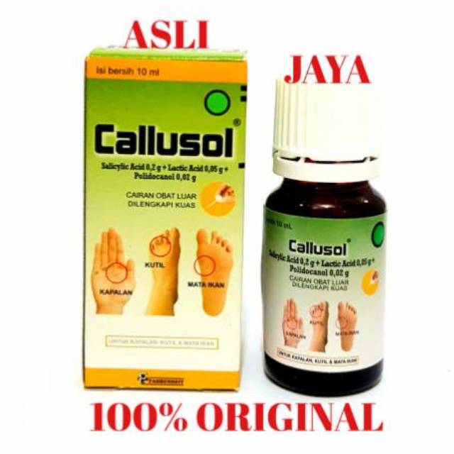 Jual CALLUSOL (Untuk Mata Ikan, Kutil, dan Kapalan) | Shopee Indonesia