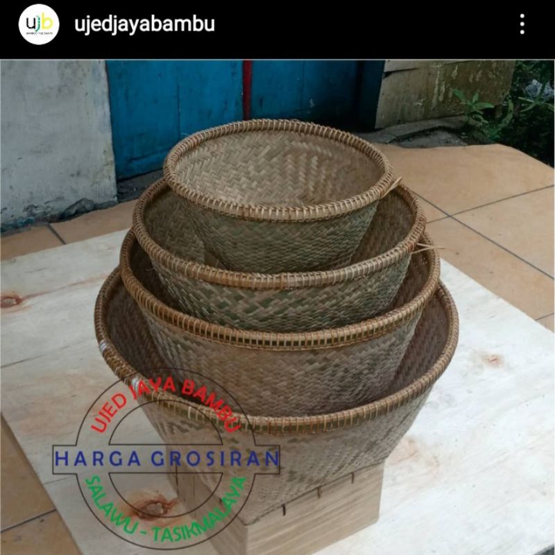 Jual Bakul Nasi Tradisional Khas Kampung Naga Tasikmalaya | Shopee ...