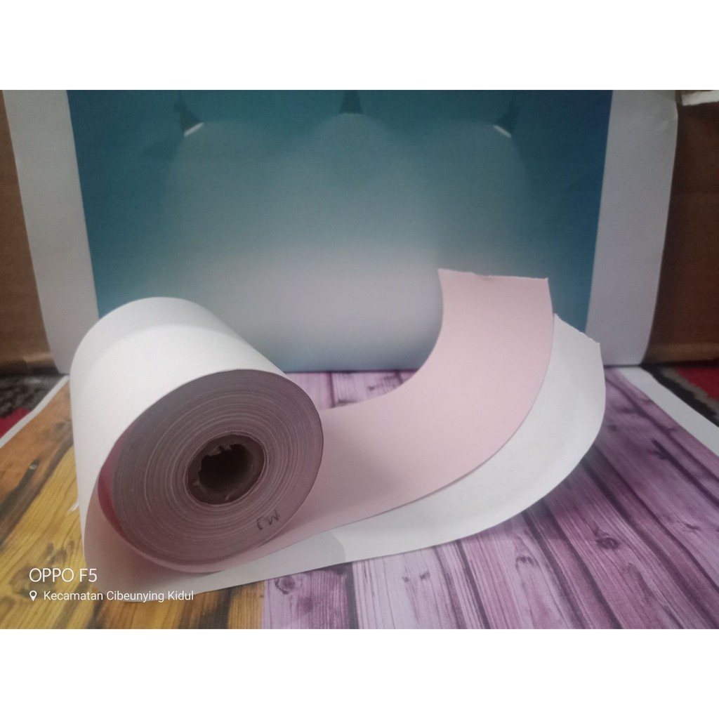 Jual KERTAS KASIR / STRUK KASIR BANDUNG / KERTAS ROLL NCR 75 X 58 2ply ...