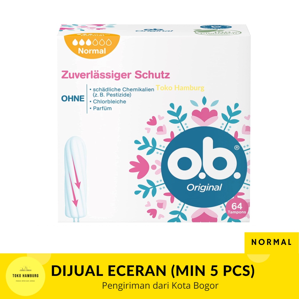 Jual TAMPON OB ORIGINAL NORMAL ECERAN MINIMUM 5 TAMPON | Shopee Indonesia