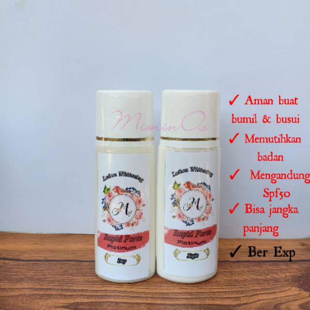 Jual Original hb extra WHITENING RAPID PLATINUM 2X DOSIS PEMUTIH BADAN | Shopee Indonesia