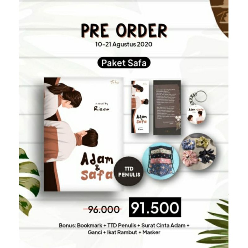 Jual PREORDER BUKU ADAM & SAFA (paketan) | Shopee Indonesia