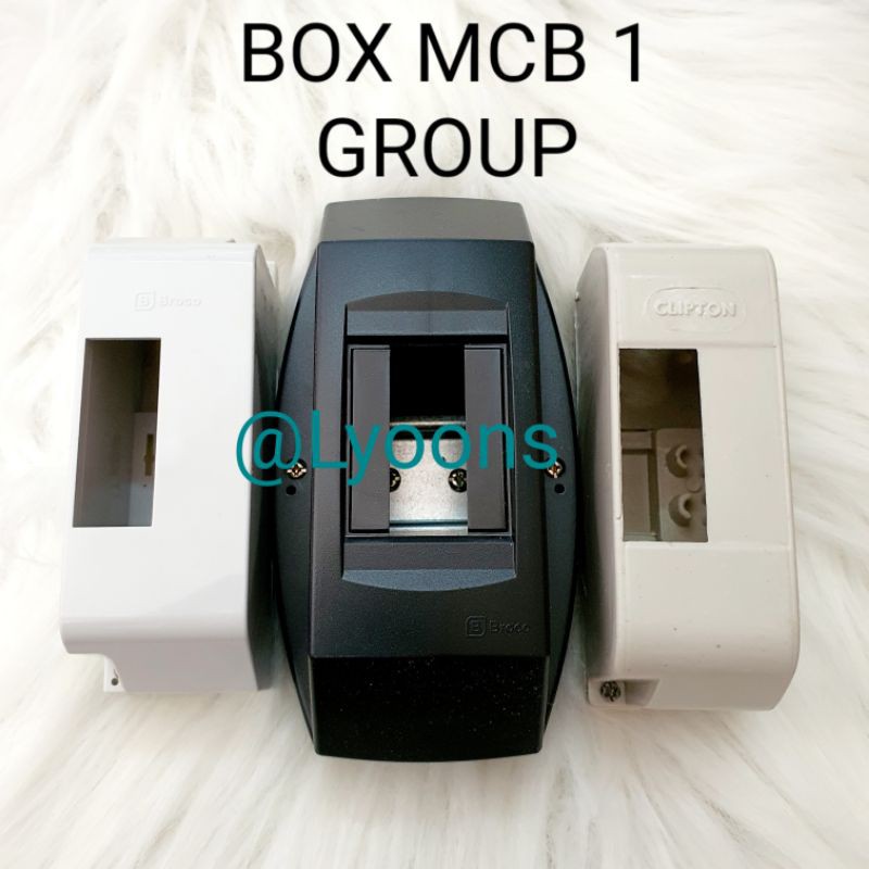 Jual BOX MCB ISI 1 GROUP MERK BROCO / CLIPTON | Shopee Indonesia