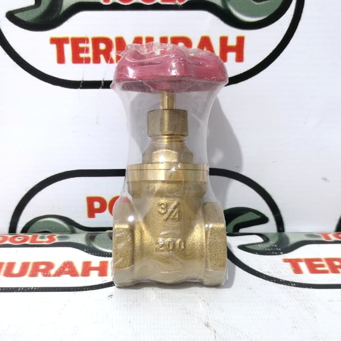 Jual Gate Valve ONDA 3/4" Kuningan Brass Stop Kran Ball Valve Putar | Shopee Indonesia