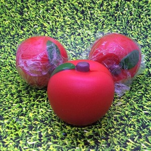 Jual MEDIUM RED APPLE SQUISHY / squeeze soft slow ibloom stretch apel ...