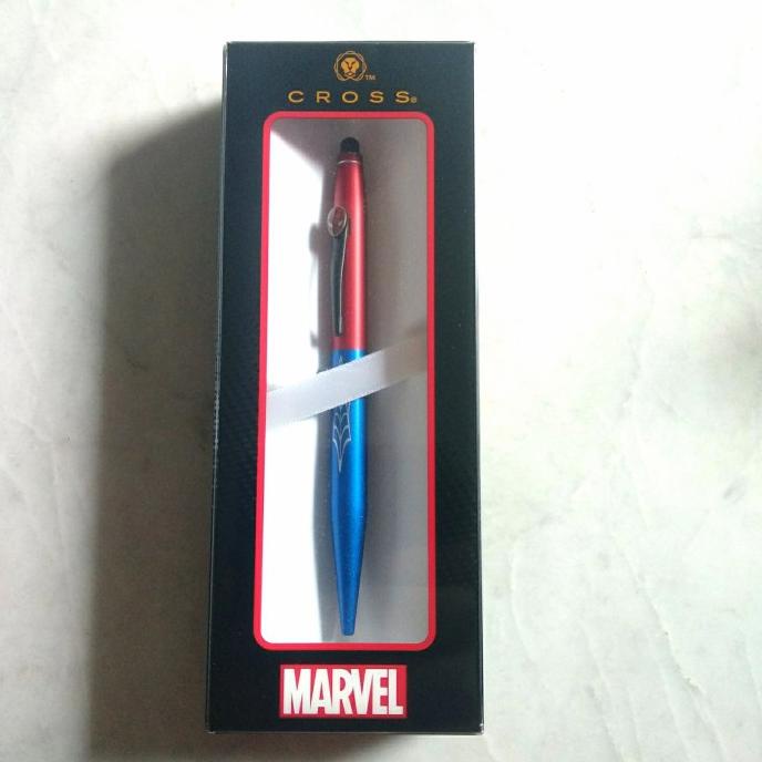 Jual Ball-Point Pen / Stylus Marvel Cross Tech2 Spiderman Original ...