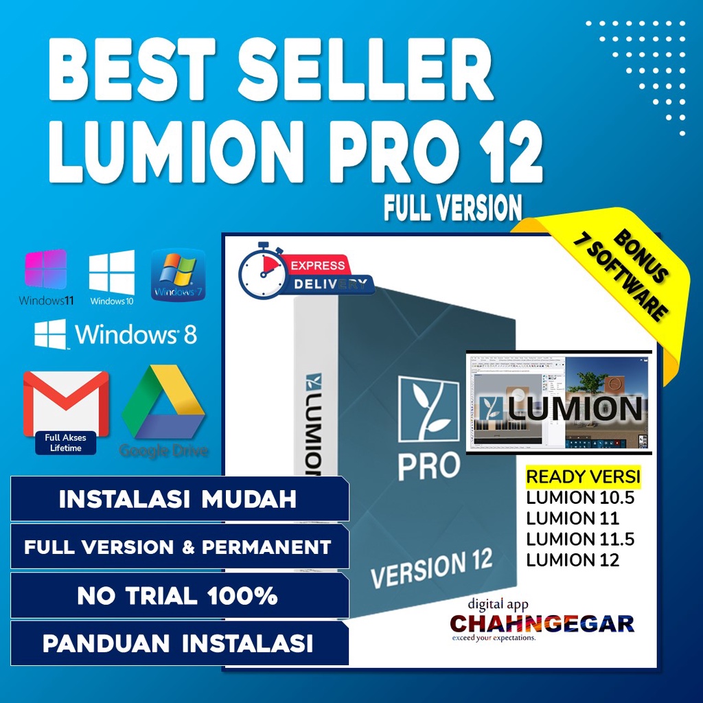 Jual Lumion Pro 12.5 Full Version | Lumion Pro 12 Software 3D Rendering ...