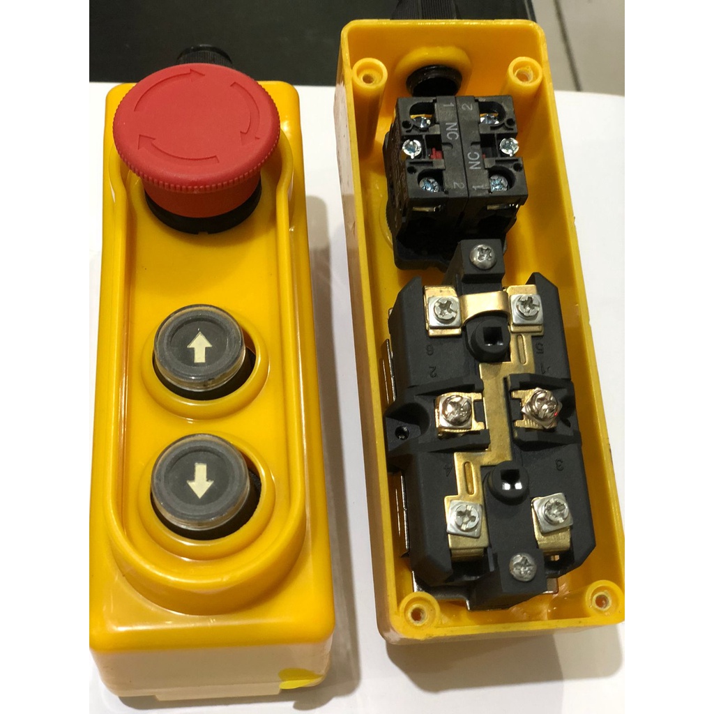 Jual On-Off Push Button Remote control Emergency stop mini hoist PA1000 ...