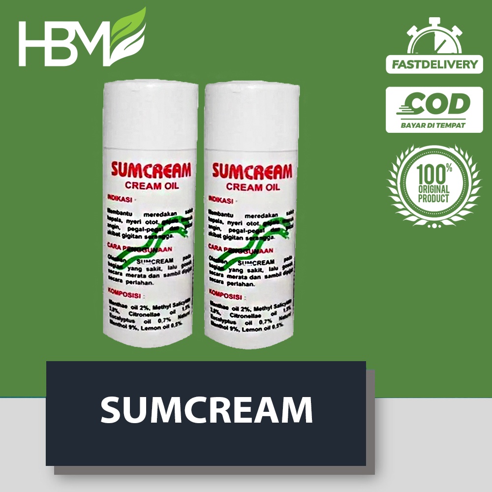 Jual SUMCREAM CREAM OIL 100 GRAM ORIGINAL | Shopee Indonesia