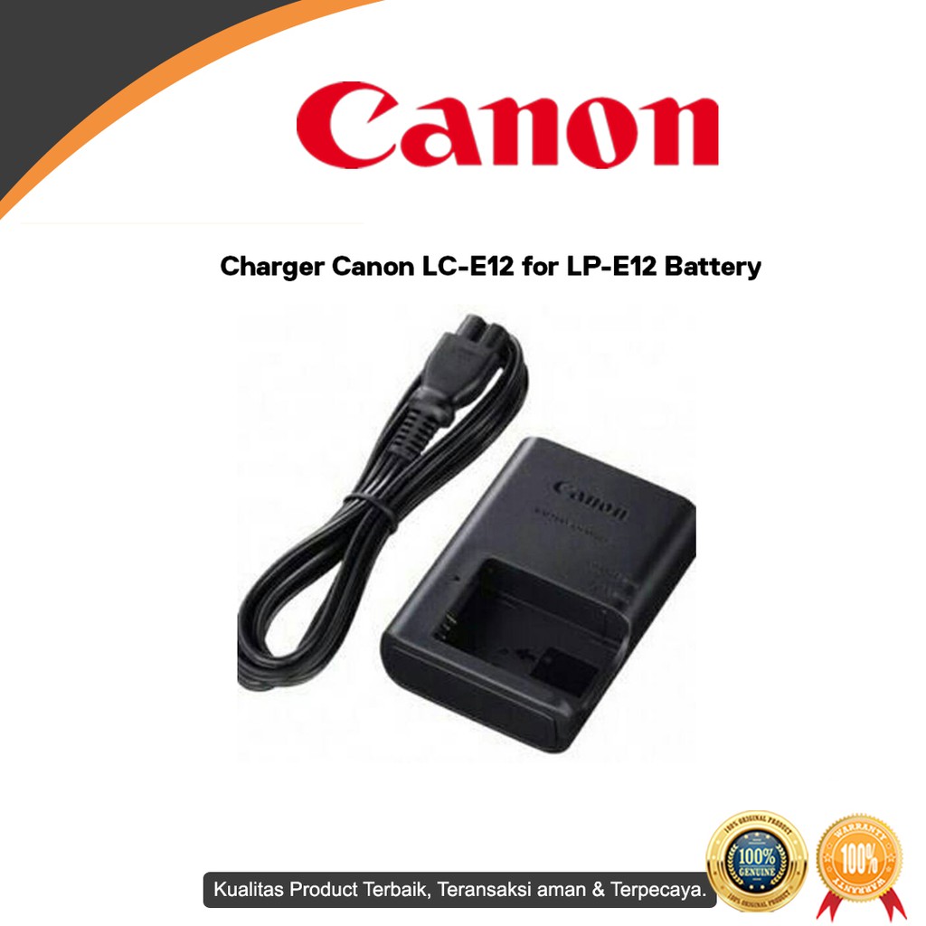Jual Charger LC-E12 for Battery Canon LP-E12 LPE 12 LCE 12 | Shopee Indonesia