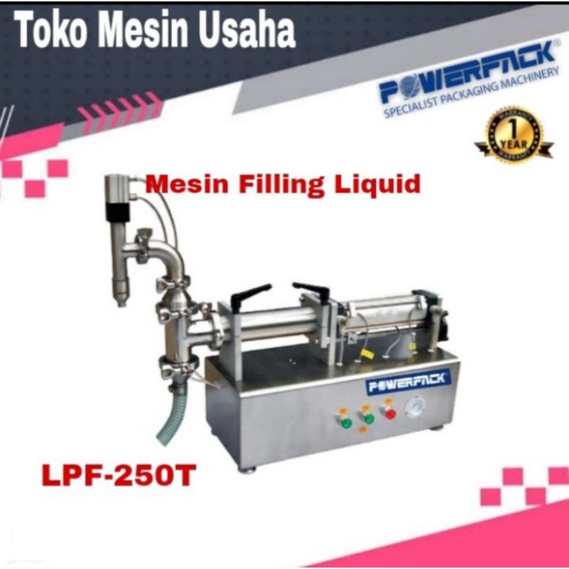 Jual MESIN PENGISI CAIRAN LIQUID LPF-250T POWERPACK / MESIN FILLING LIQUID | Shopee Indonesia