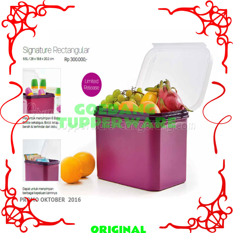 Jual Kotak Box Tupperware Original-Container Serbaguna 6,5L-Tempat ...