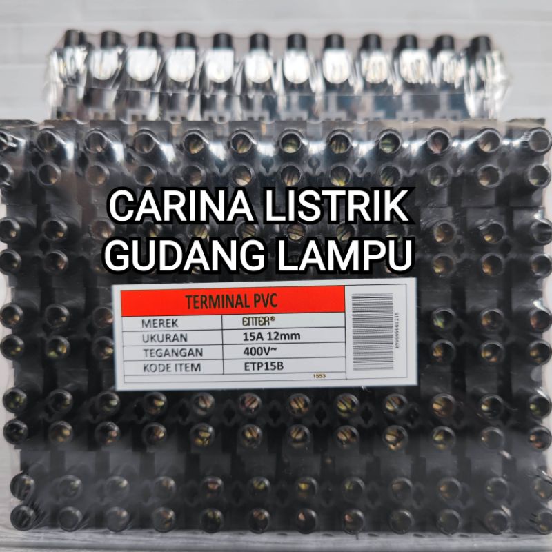 Jual TERMINAL KABEL HITAM KRUSTIN 12MM 15A BAGUS KUNINGAN BAGUS ...