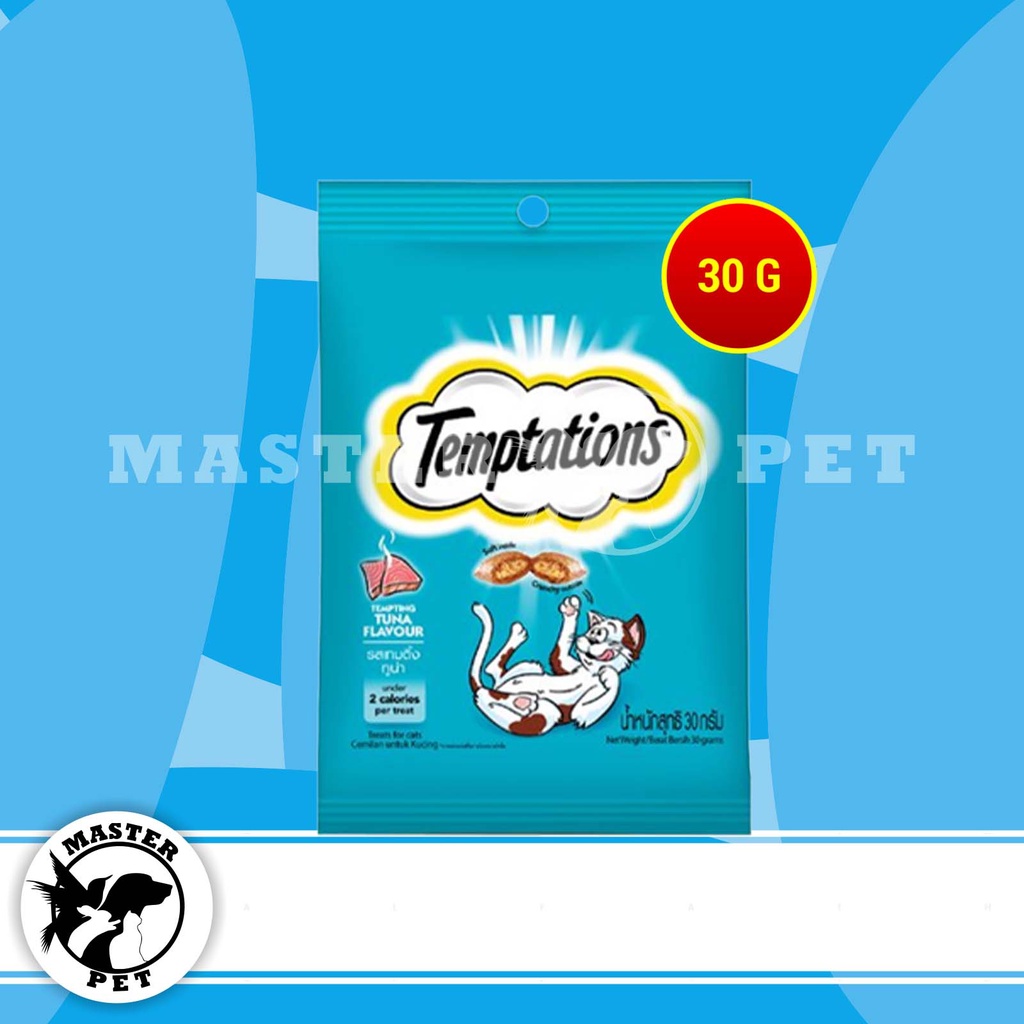 Jual Temptation bites Snack Cemilan Kucing 30 gram All Varian | Shopee ...