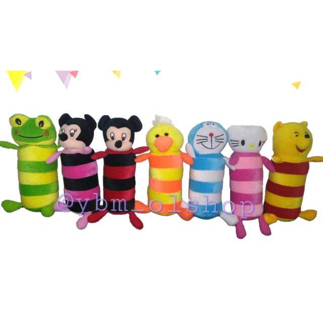 Jual Guling Mini Mickey Hello Kitty Keropi Doraemon Panda | Shopee ...