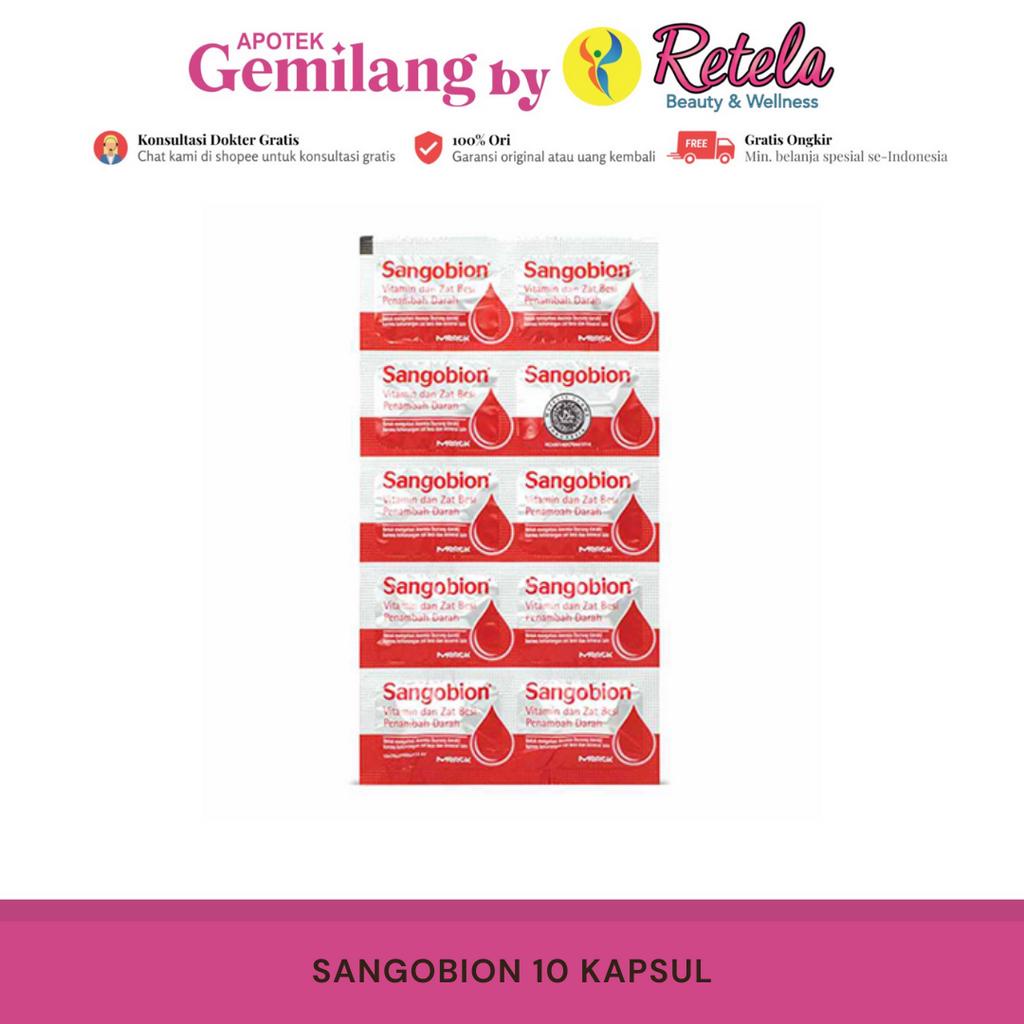 Jual Sangobion 10 Kapsul | Shopee Indonesia
