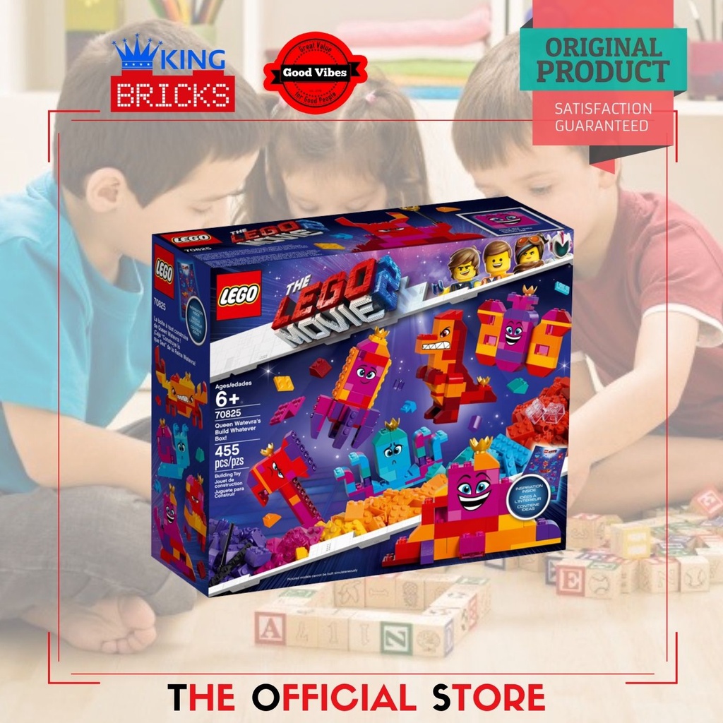 Jual LEGO Original MOVIE 2 70825 Queen Watevras Build Whatever Box ...