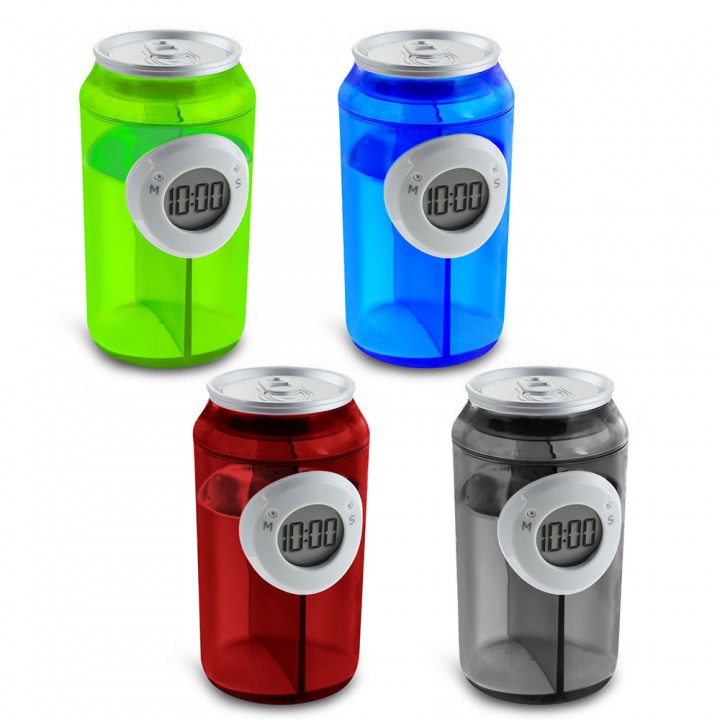 Jual Jam Meja Tenaga Air - Digital Water Power Clock - Canned Drink ...