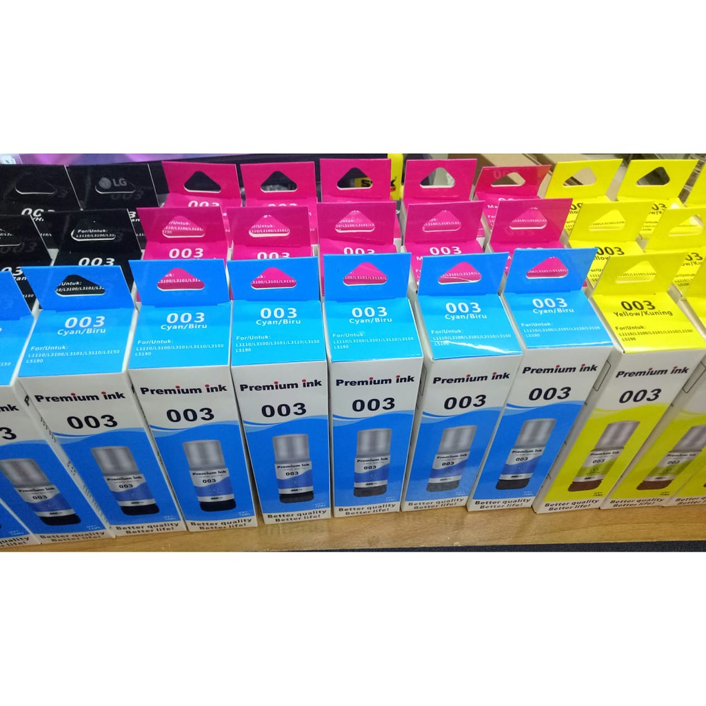Jual Tinta premium INK for printer EPSON L3110 L1110 L3210 L3100 L3101 ...