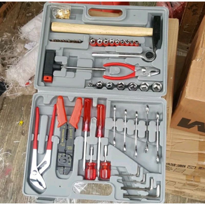 Jual tool kit isi 100pcs 100 pc | Shopee Indonesia