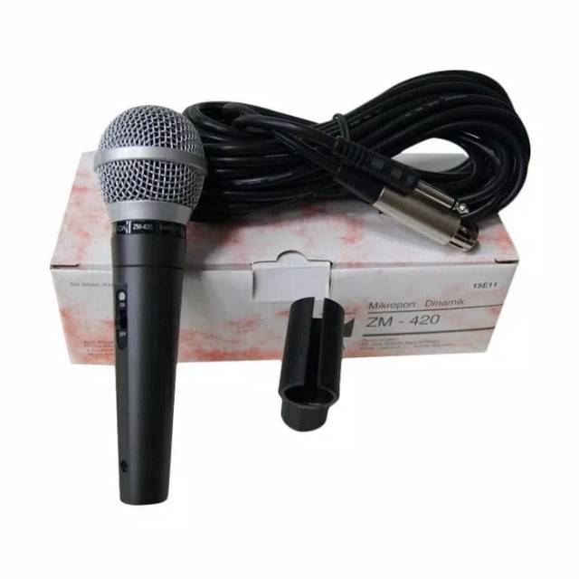 Jual Mic Kabel/Mikrofon Kabel TOA ZM 420 Original | Shopee Indonesia
