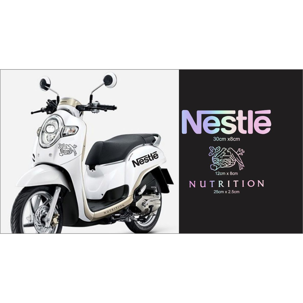 Jual CUTTING STICKER STRIPING SCOOPY NESTLE | Shopee Indonesia