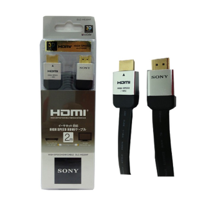 Jual KABEL HDMI SONY 2M HI SPEED HIGH QUALITY / HDMI 2M / HDMI 2 METER | Shopee Indonesia
