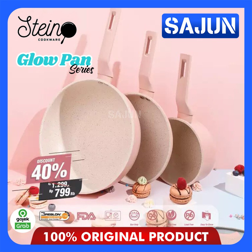 Jual STEIN Cookware GLOW Pan Series Set Panci isi 3 Paket GLOW PAN ...