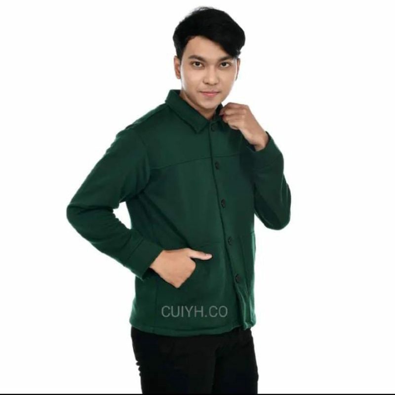 Jual JAKET SHACKET PRIA / JAKET SEMI KEMEJA / JAKET KANCING POCKET ...