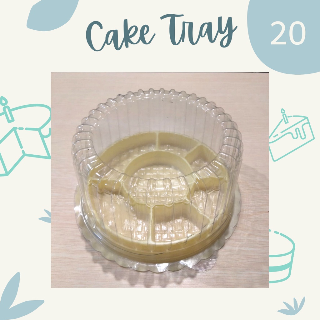 Jual CT 20 Sekat / Cake Tray Bulat Sekat / CT Bulat / Mika Tumpeng ...